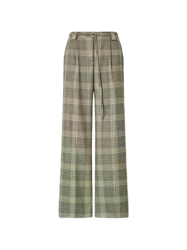 Liu Jo Palazzo Pants With Belt - Grey