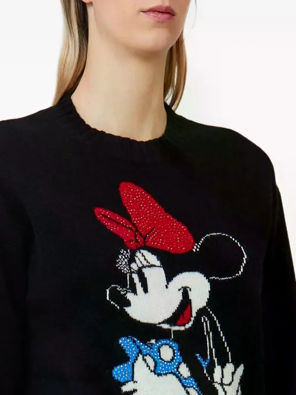 Liu Jo Mrs Mouse Wool Jacquard Sweater