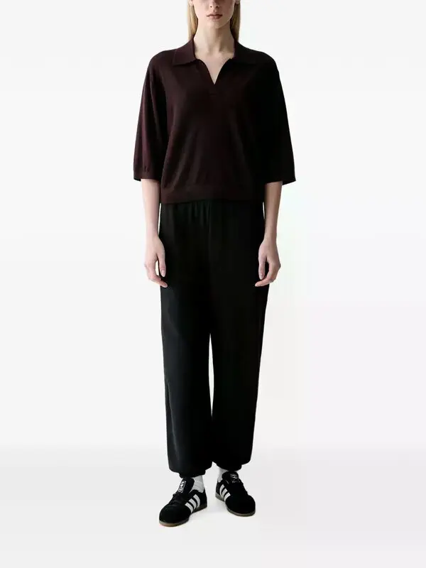 Adidas Logo-embroidered Track Pants - Black