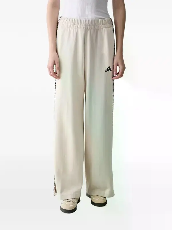 Adidas Animal-print Track Pants - Neutrals