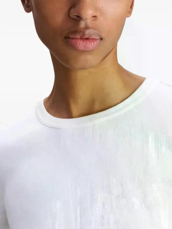 A.p.c. Logo-embroidered Crew-neck T-shirt
