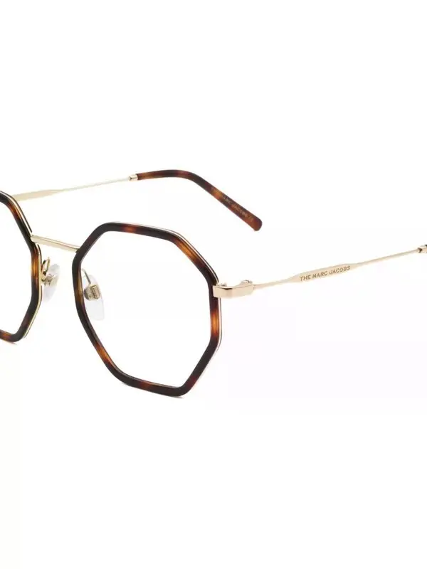 Marc Jacobs Havana Geometric-frame Eyeglasses