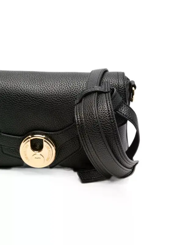 Moschino Logo Plaque Clutch Bag