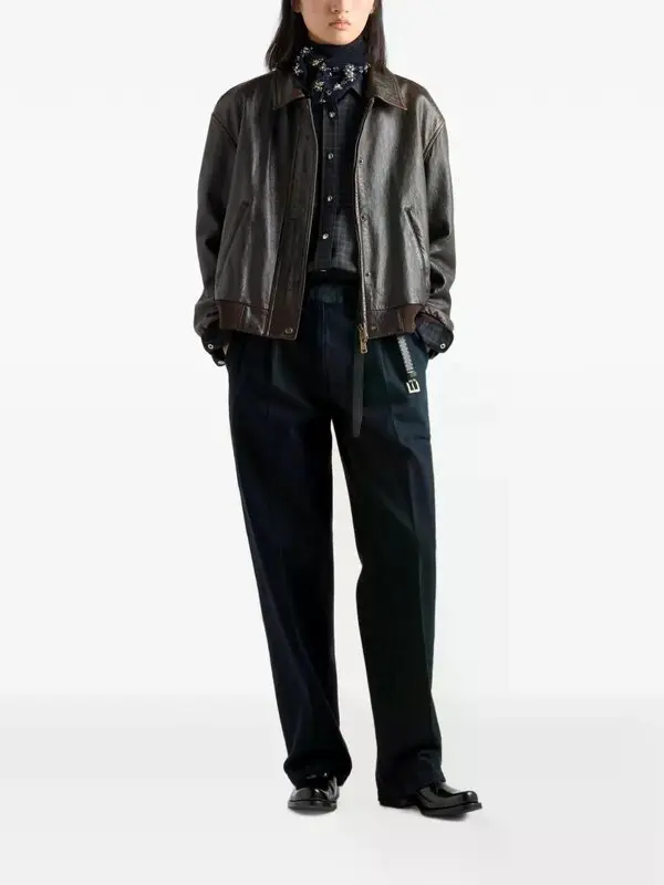 Prada Checked Wool Shirt