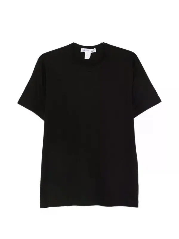 Comme Des Garçons Logo-print Cotton T-shirt - Black