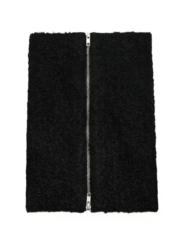 MAISON MARGIELA Fleece-texture Zipped Scarf