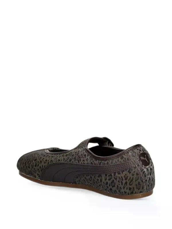 PUMA Tacklette Cat Leopard-print Ballet Flats