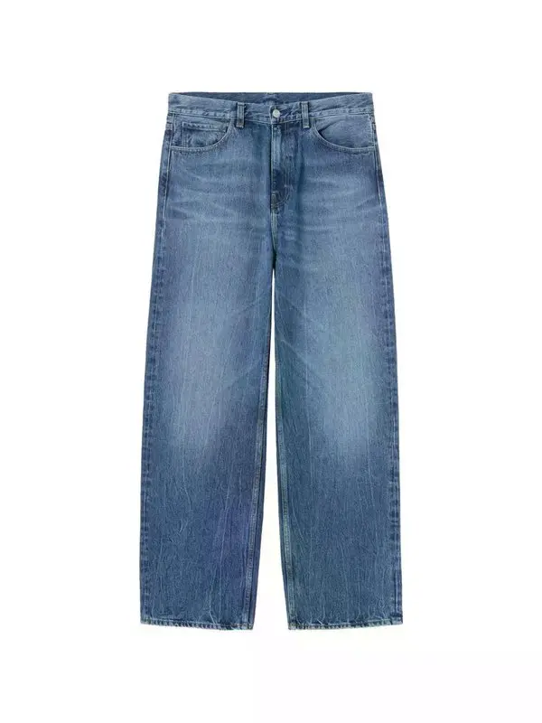 Carhartt Work In Progress Payson Logo-patch Jeans - Blue