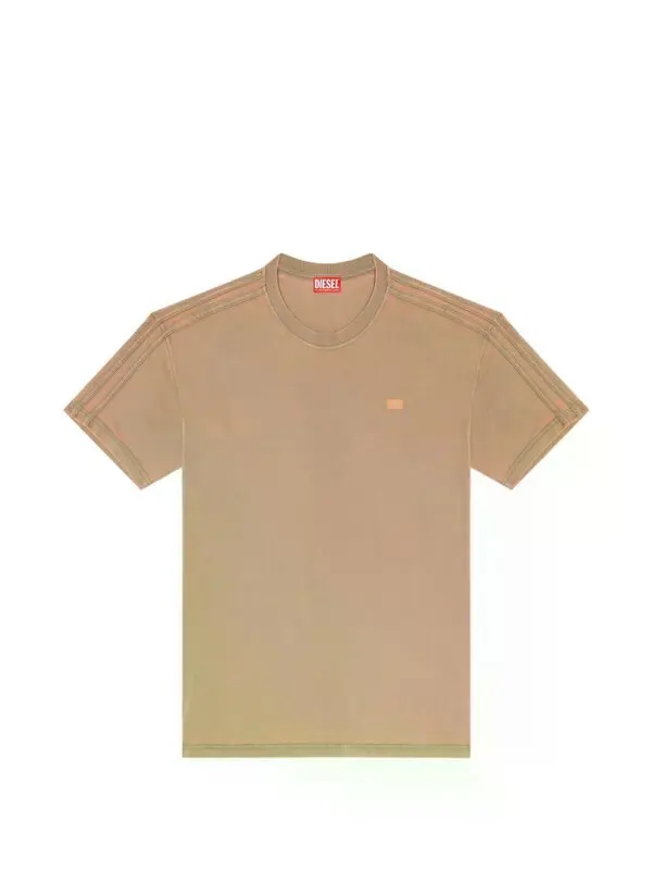 DIESEL® Long-sleeve T-shirt In Burnout Jersey