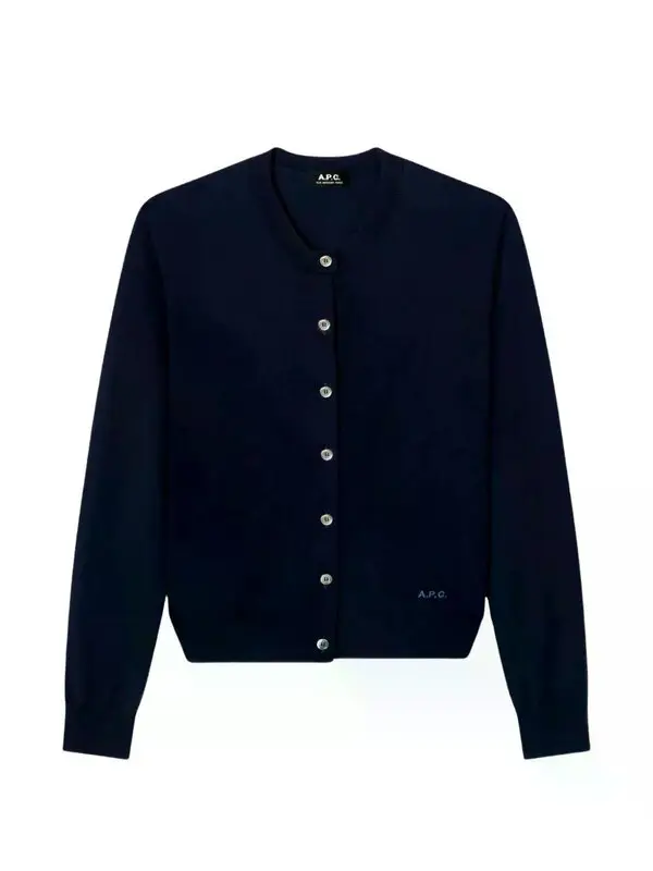 A.p.c. Marisa Logo-embroidered Button-up Cardigan
