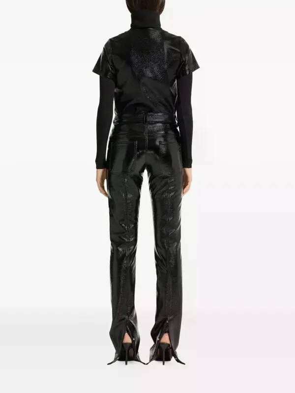 COURREGES Vinyl Straight-leg Trousers