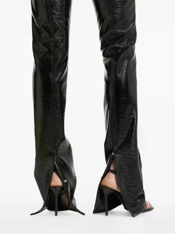COURREGES Vinyl Straight-leg Trousers