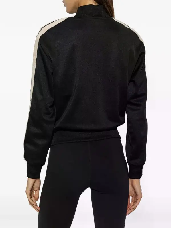 Palm Angels Embroidered Logo Side-stripe Sweatshirt
