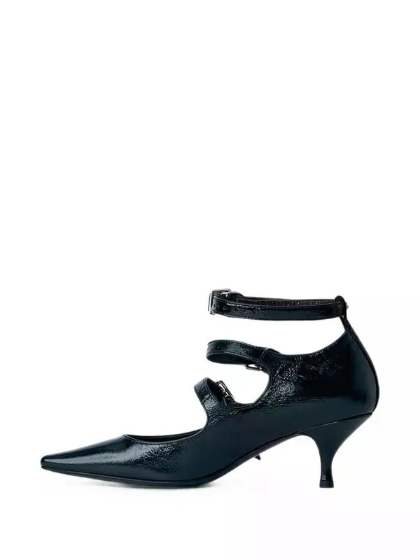 VIVIENNE WESTWOOD Napoli Triple Buckle-fastening Pointed-toe Pumps