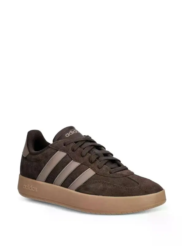 Adidas Barreda Suede Logo-patch Sneakers - Brown