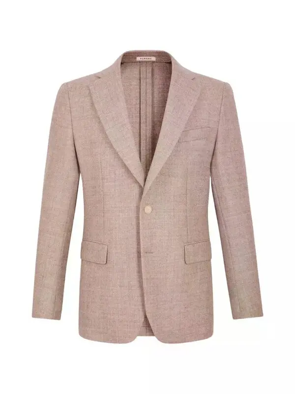 FURSAC Herringbone Virgin-wool Blazer