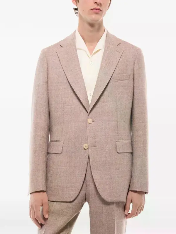 FURSAC Herringbone Virgin-wool Blazer