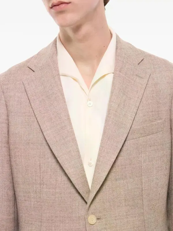 FURSAC Herringbone Virgin-wool Blazer