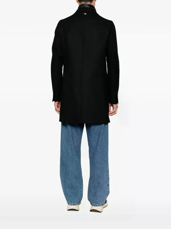 Herno Layered Single-breasted Coat