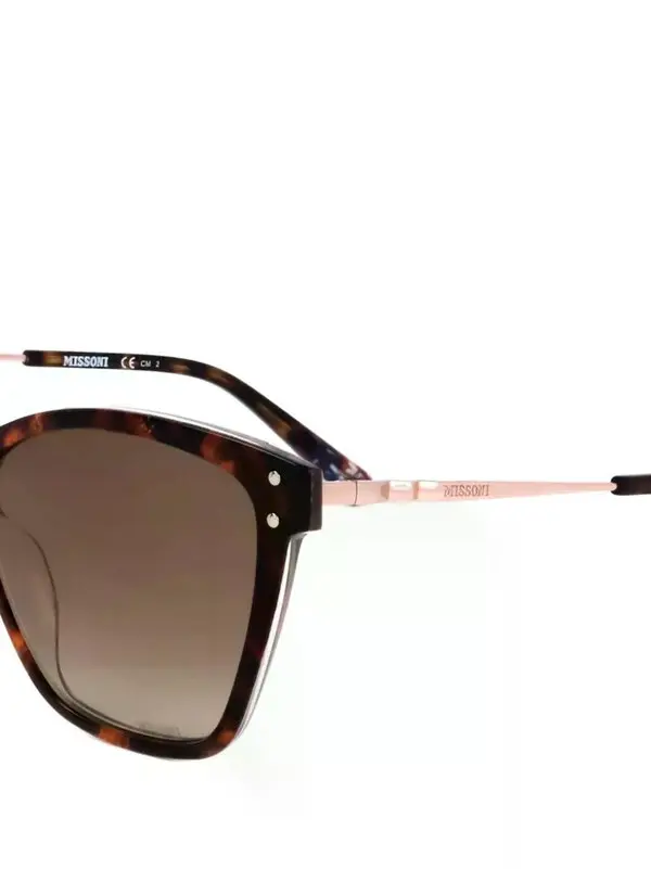 Missoni Tortoiseshell-effect Cat-eye Sunglasses - Brown