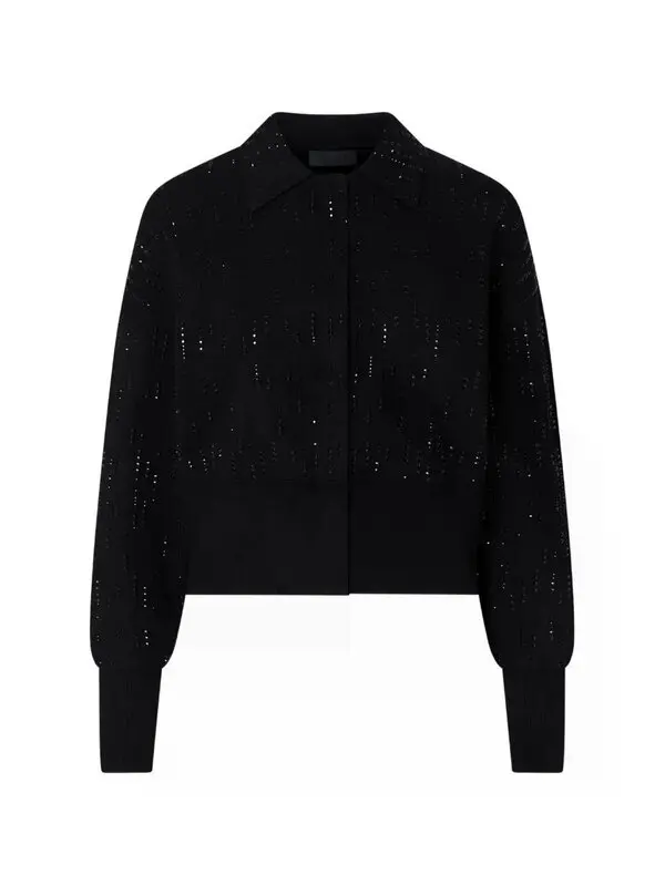 Liu Jo Knit Jacket With Gemstones