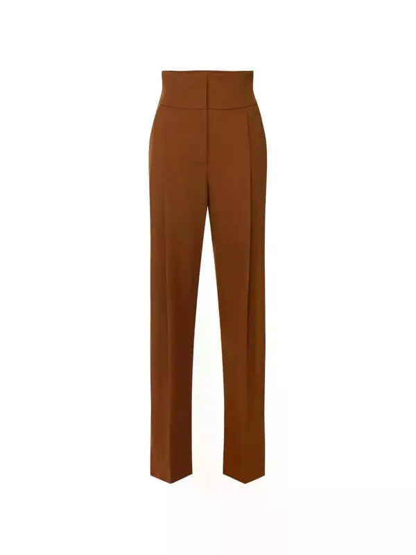 Elisabetta Franchi Trousers In Gabardine Fabric