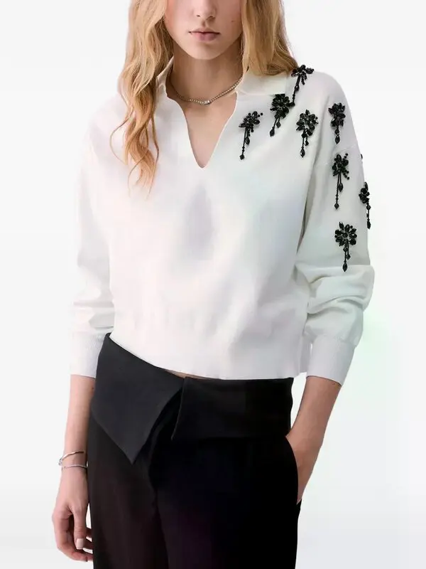 Liu Jo Sweater With Jewel-embroidery