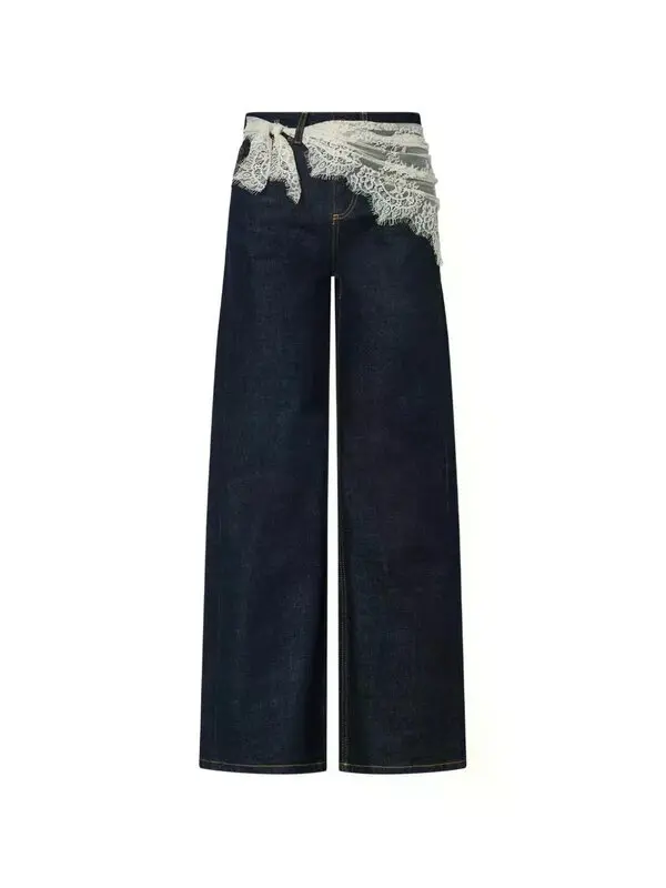 Liu Jo Flare Jeans With Bandana - Blue
