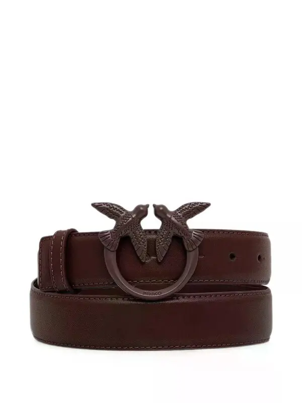 Pinko Colored-buckle Leather Belt