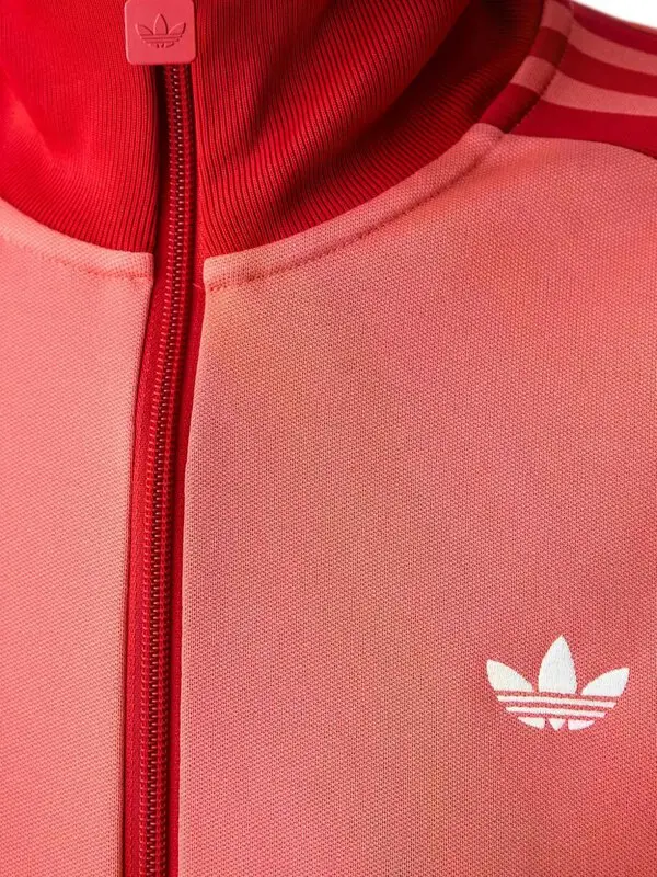 Adidas Logo-embroidered Striped Track Jacket