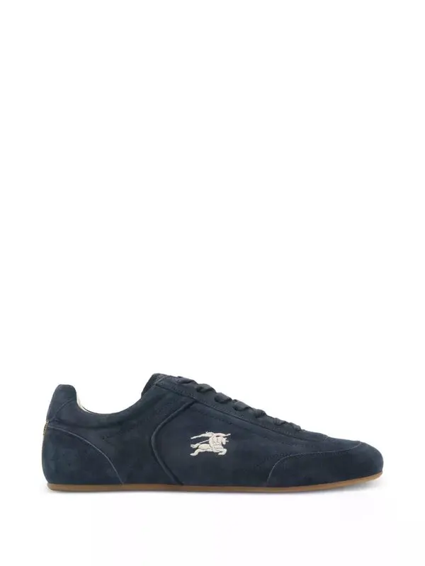Burberry Suede Knight Runner Sneakers - Blue