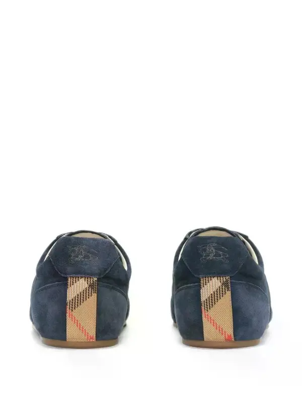 Burberry Suede Knight Runner Sneakers