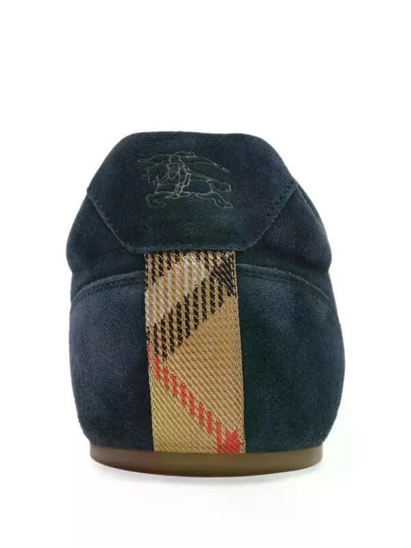 Burberry Suede Knight Runner Sneakers
