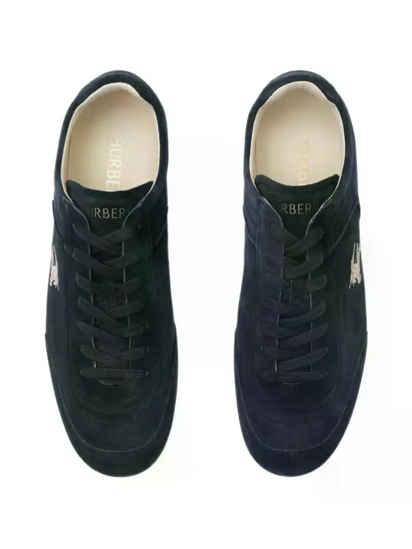 Burberry Suede Knight Runner Sneakers