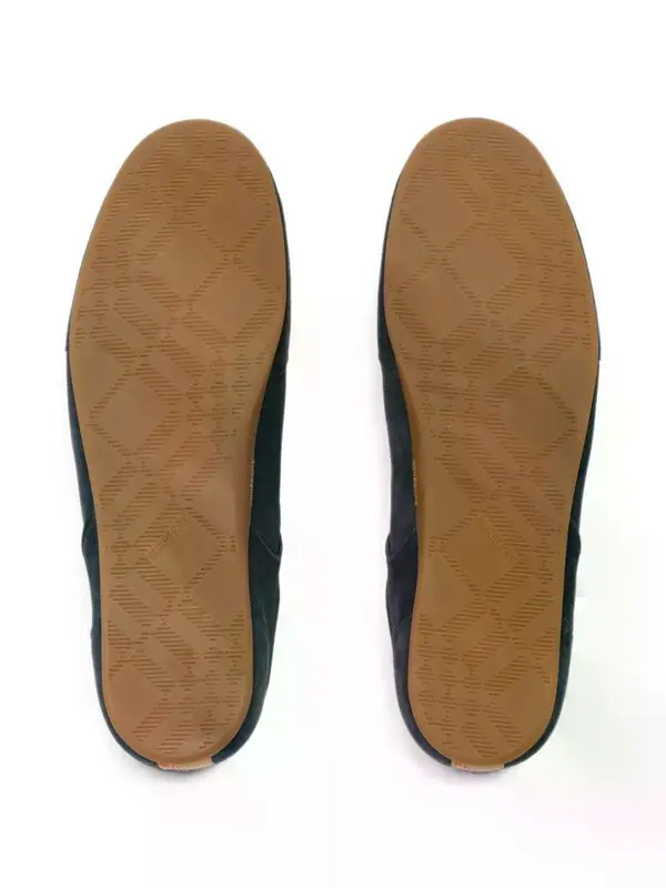 Burberry Suede Knight Runner Sneakers
