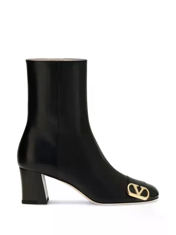 Valentino Garavani Vlogo Signature Ankle Boots - Black