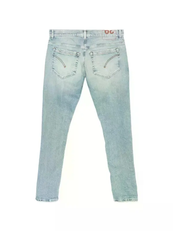 DONDUP Distressed Slim-fit Jeans - Blue