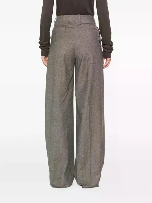 Tagliatore Virgin Wool Wide-leg Trousers