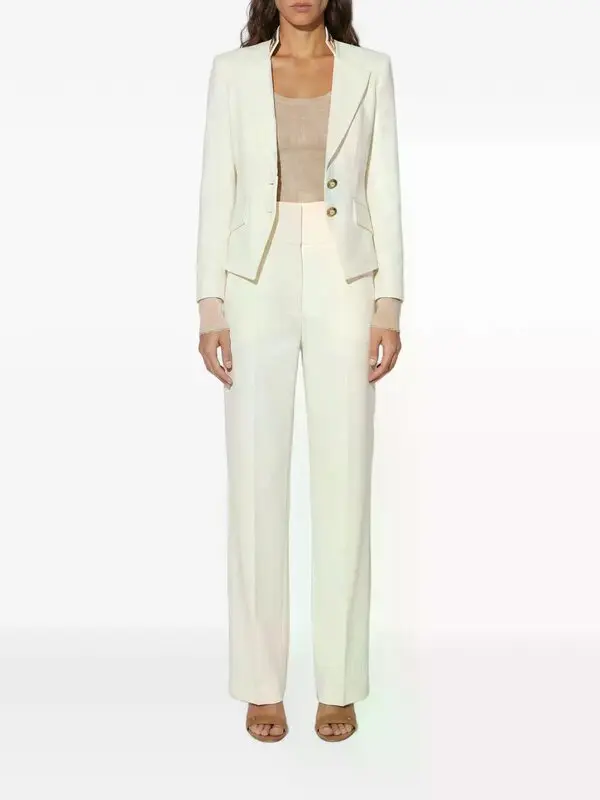 Elisabetta Franchi Trousers In Gabardine Fabric