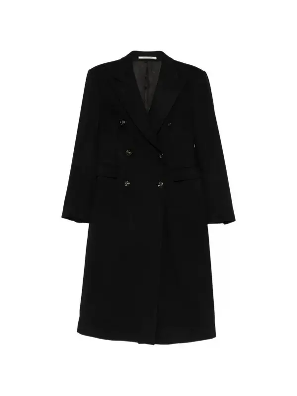 Tagliatore Double-breasted Peak-lapel Coat