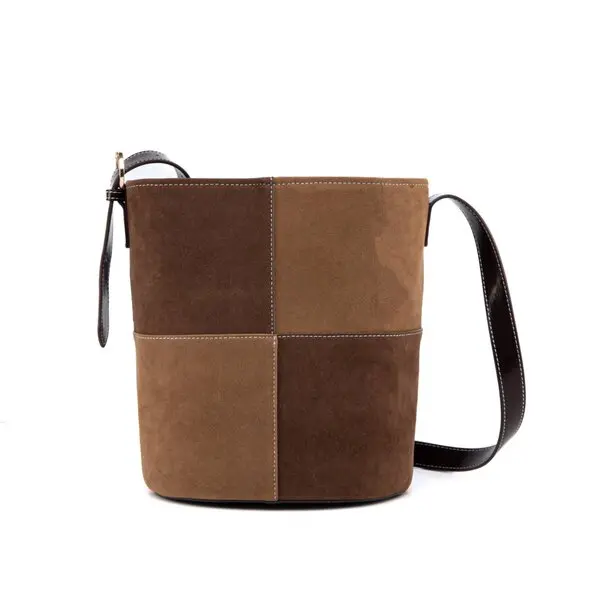 MKF COLLECTION - J'OMOR Arianna Bucket Bag - Brown