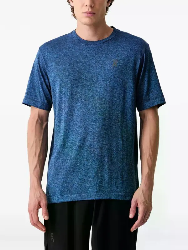 On Marl-effect T-shirt - Blue