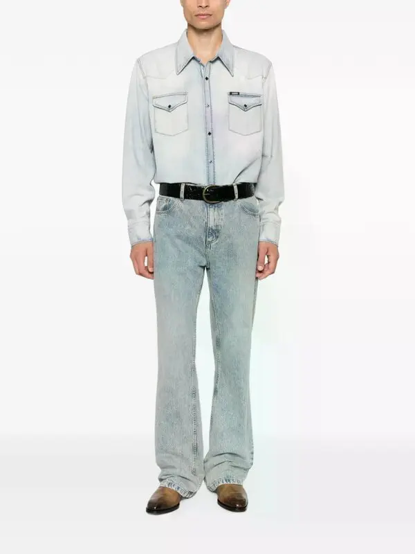 Amiri Western-style Denim Shirt