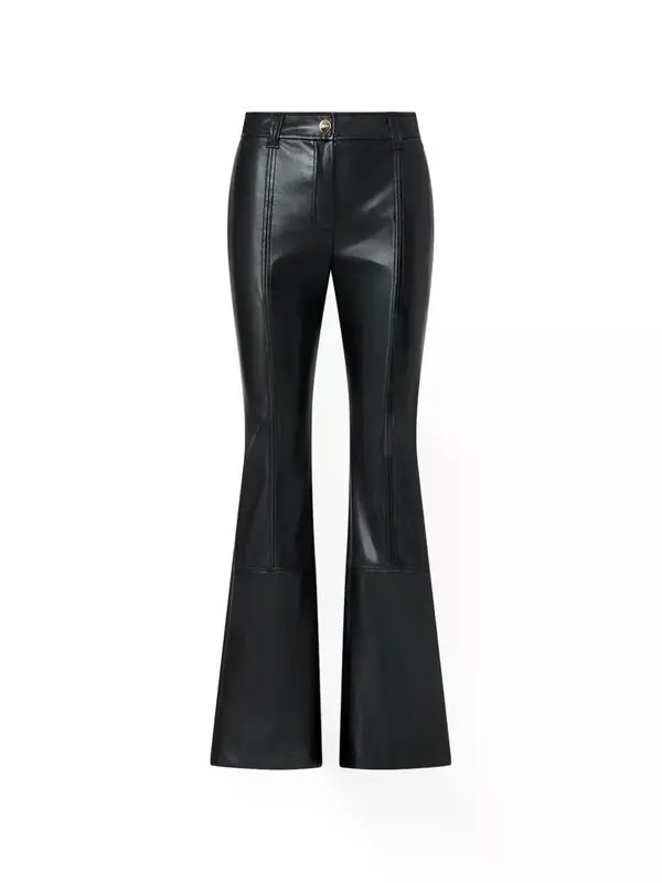 Liu Jo Coated Fabric Trousers - Brown