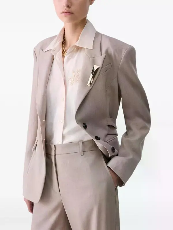 Liu Jo Mélange Blazer With Buckles