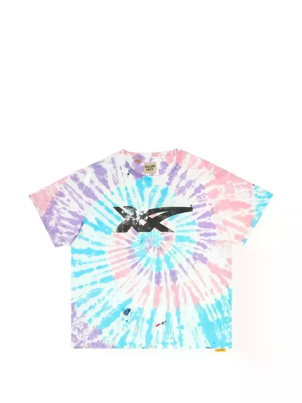 GALLERY DEPT. X Asics Tie-dye Logo-print T-shirt