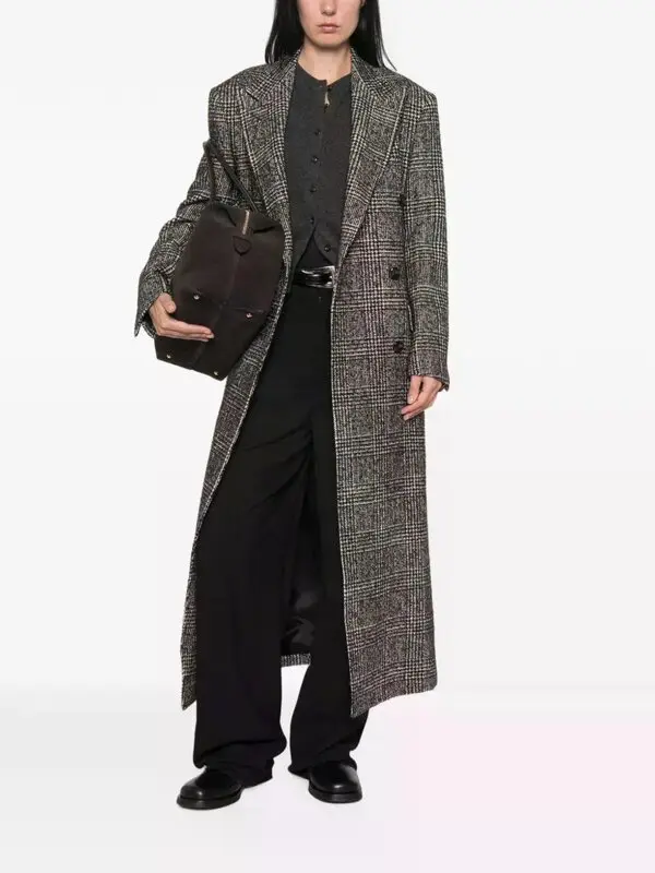 Tagliatore Caitlyn Check-pattern Double-breasted Coat