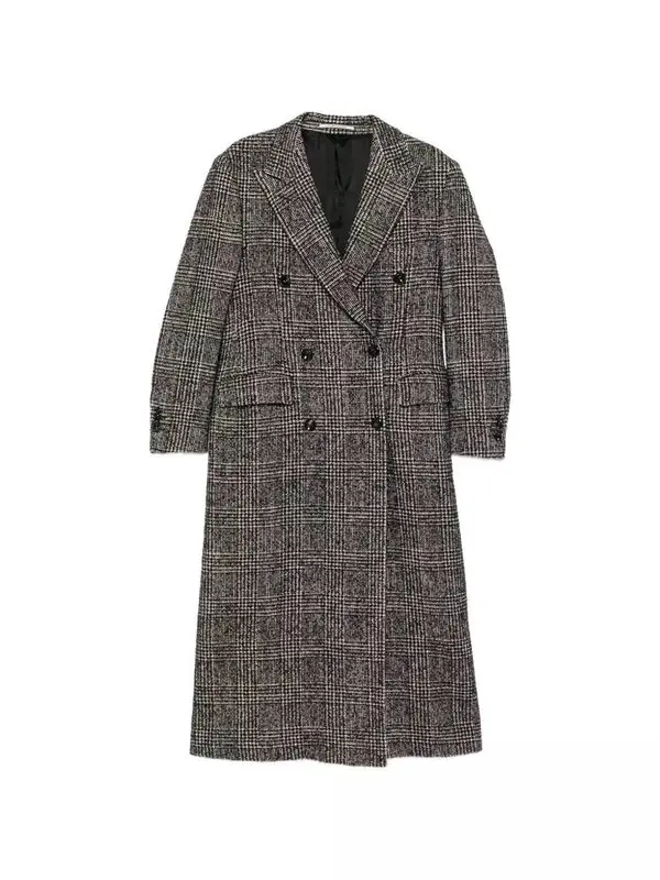 Tagliatore Caitlyn Double-breasted Checked Coat