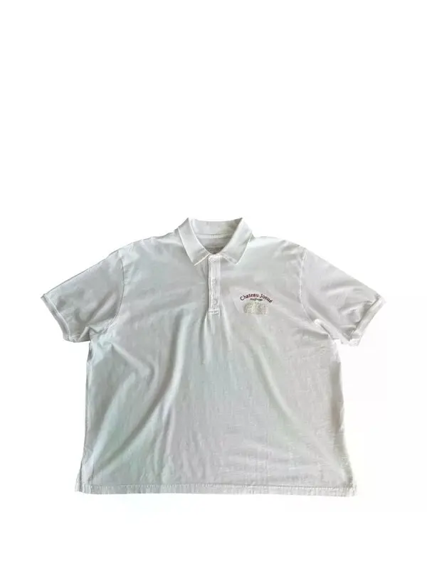 GALLERY DEPT. Chateau Josue Embroidered Polo Shirt - White