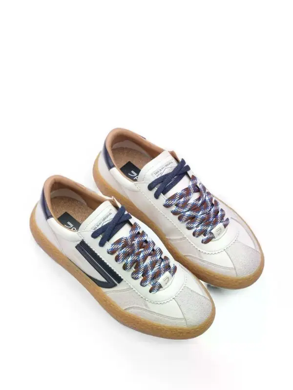 PURAAI Panelled Leather Sneakers